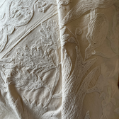 Crewel Embroidered Bedspread